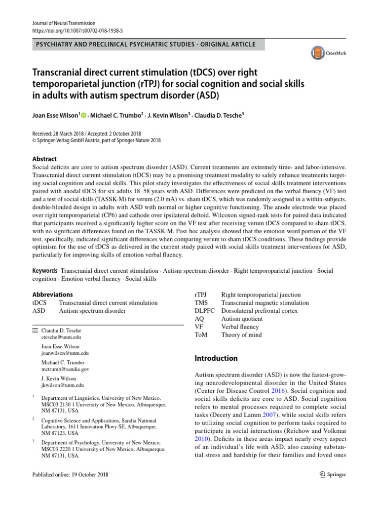 Autismo em Adultos e Etcc | PDF | Dorsolateral Prefrontal Cortex ...