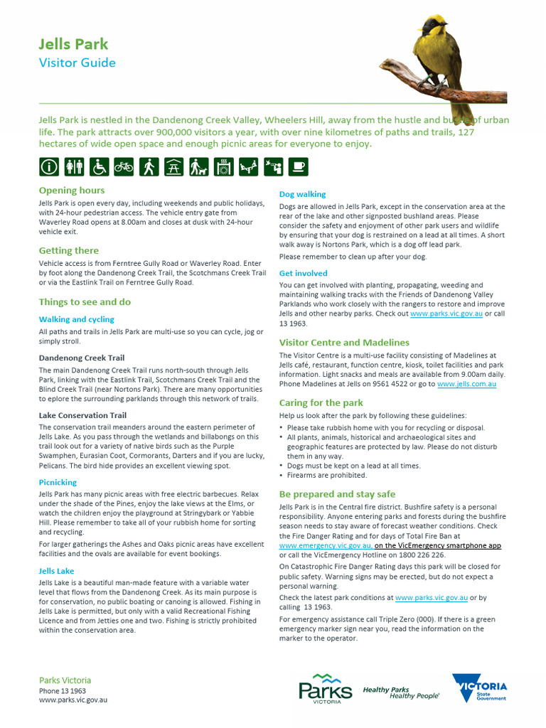 Jells Park Vsitor Guide | PDF