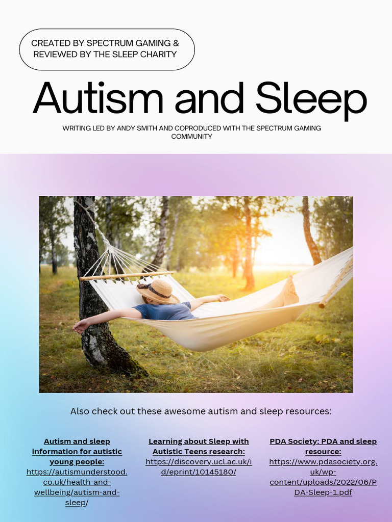 Autism and Sleep | PDF | Sleep | Circadian Rhythm