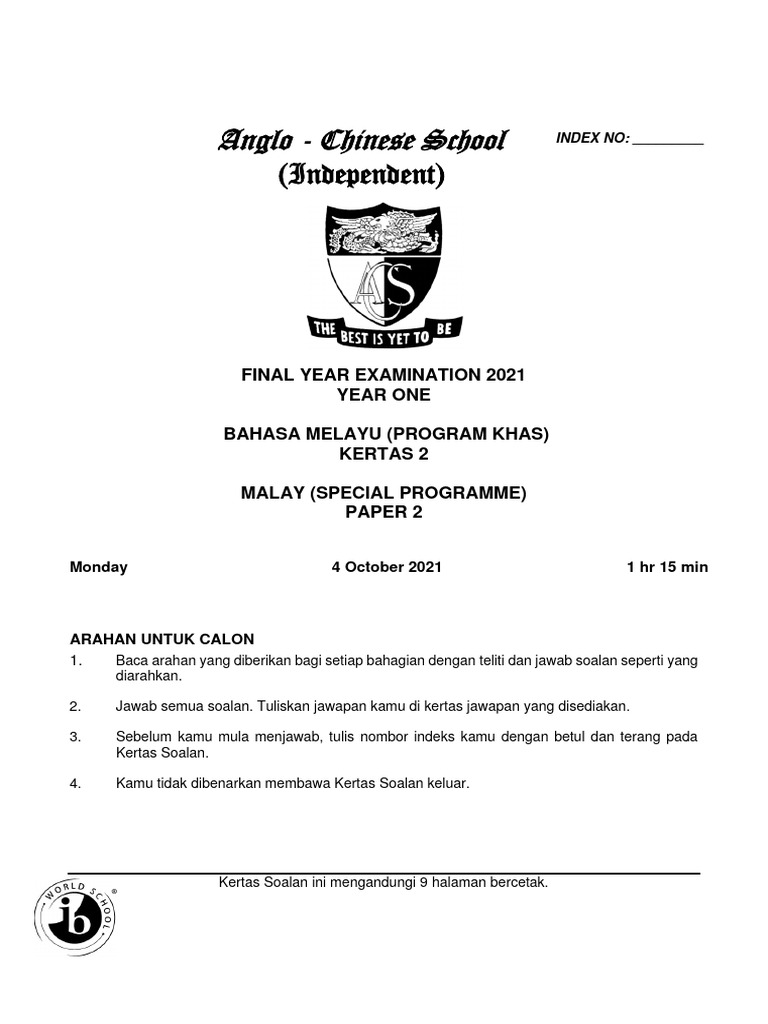 Fye 1msp 2021 p2 | PDF