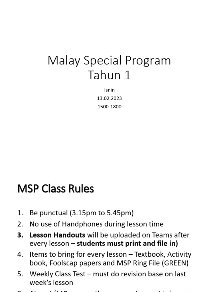 Lesson 3 (Masa - Time) | PDF