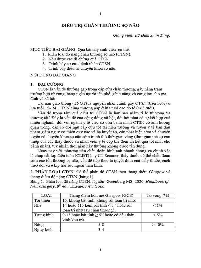 Điều Trị CTSN | PDF