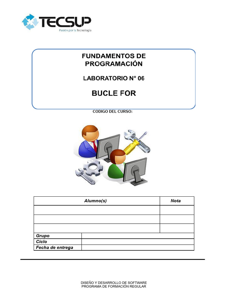 Lab 06 - Bucle For | PDF | Python (lenguaje de programación) | Programa ... Lab 06 - Bucle For | PDF | Python (lenguaje de programación) | Programa ...