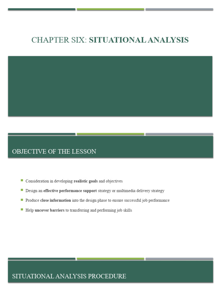 Situational and Task Analysis Guide | PDF | Art | Computers