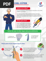 Uso Seguro y Correcto del Cutter | PDF