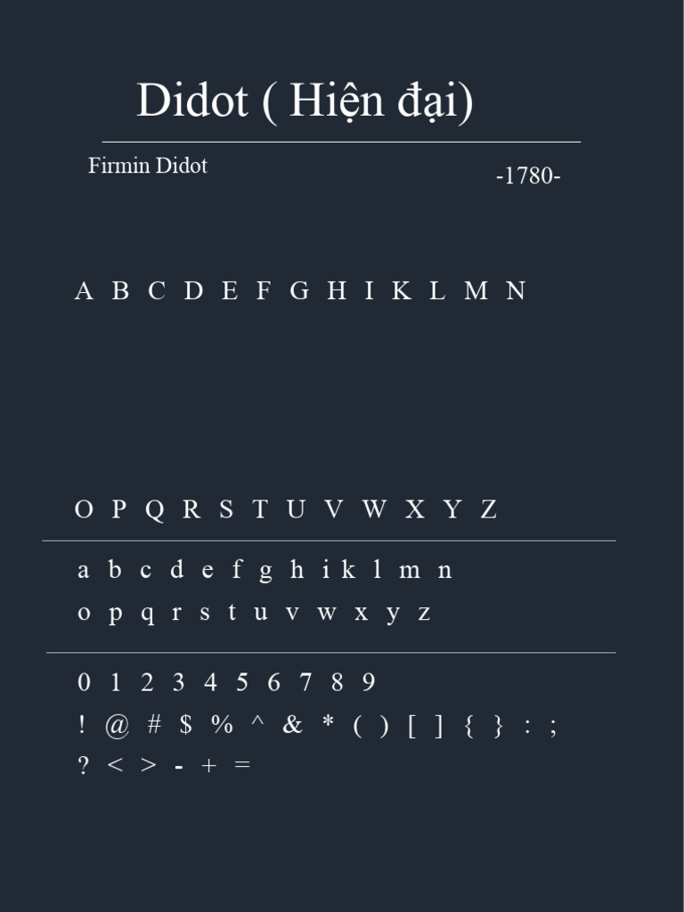 Didot | PDF