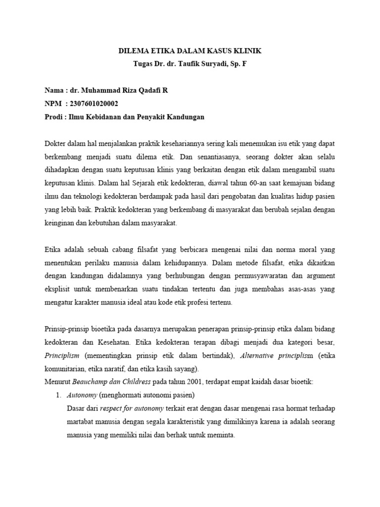 Tugas Etik Ppds | PDF | Sains & Matematika