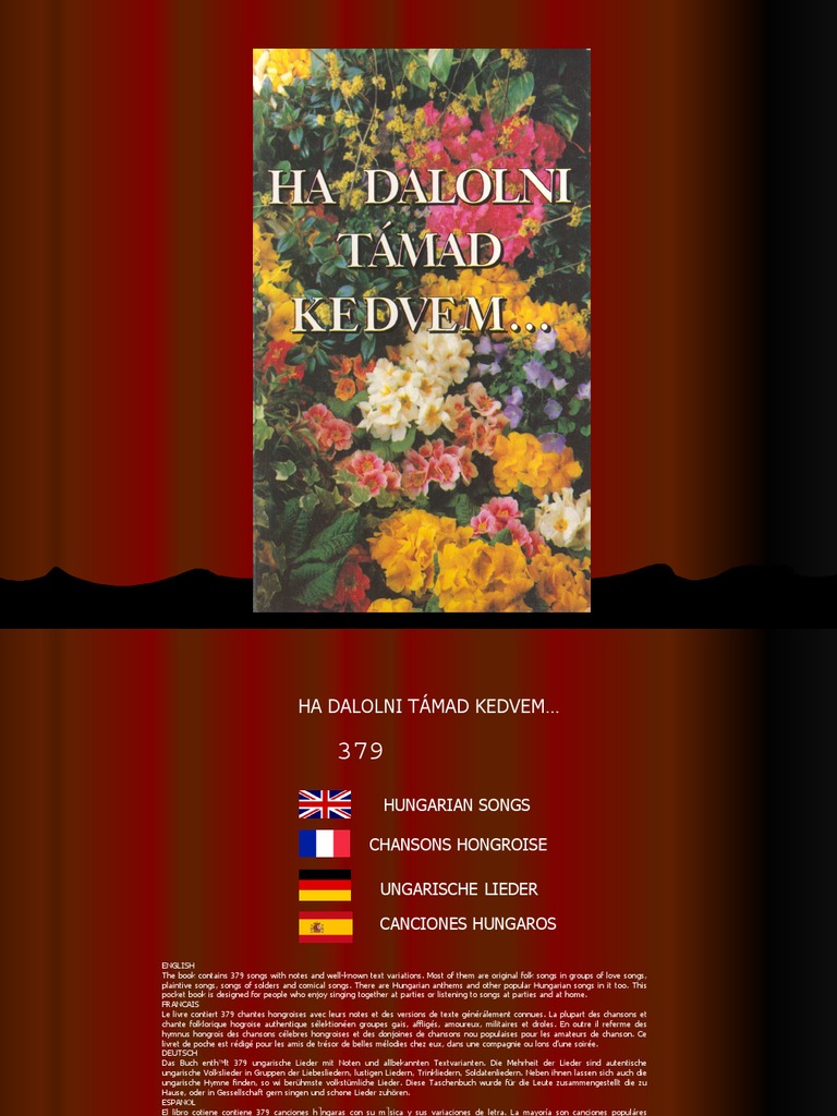 Ha Dalolni Támad Kedvem... (Népdalok Kottával) | PDF | Art | Poésie