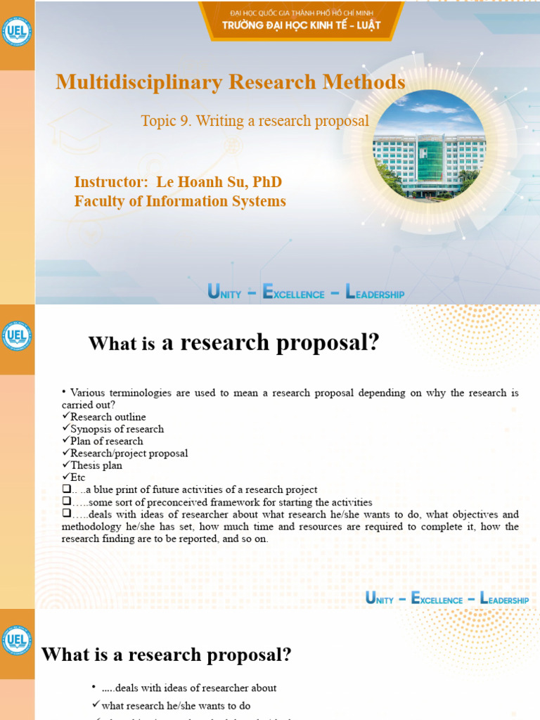 Chapter 9_Writing a research Proposal_1 | PDF | Methodology | Quantitative Research