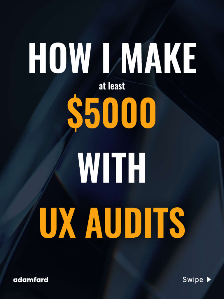 UX Audit My 5000 Process 1710879775 | PDF | Career & Growth | Business