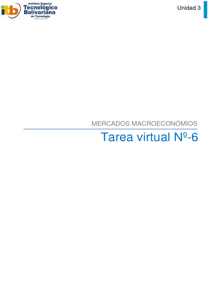 Tarea Virtual Nº-6 MACRO | PDF
