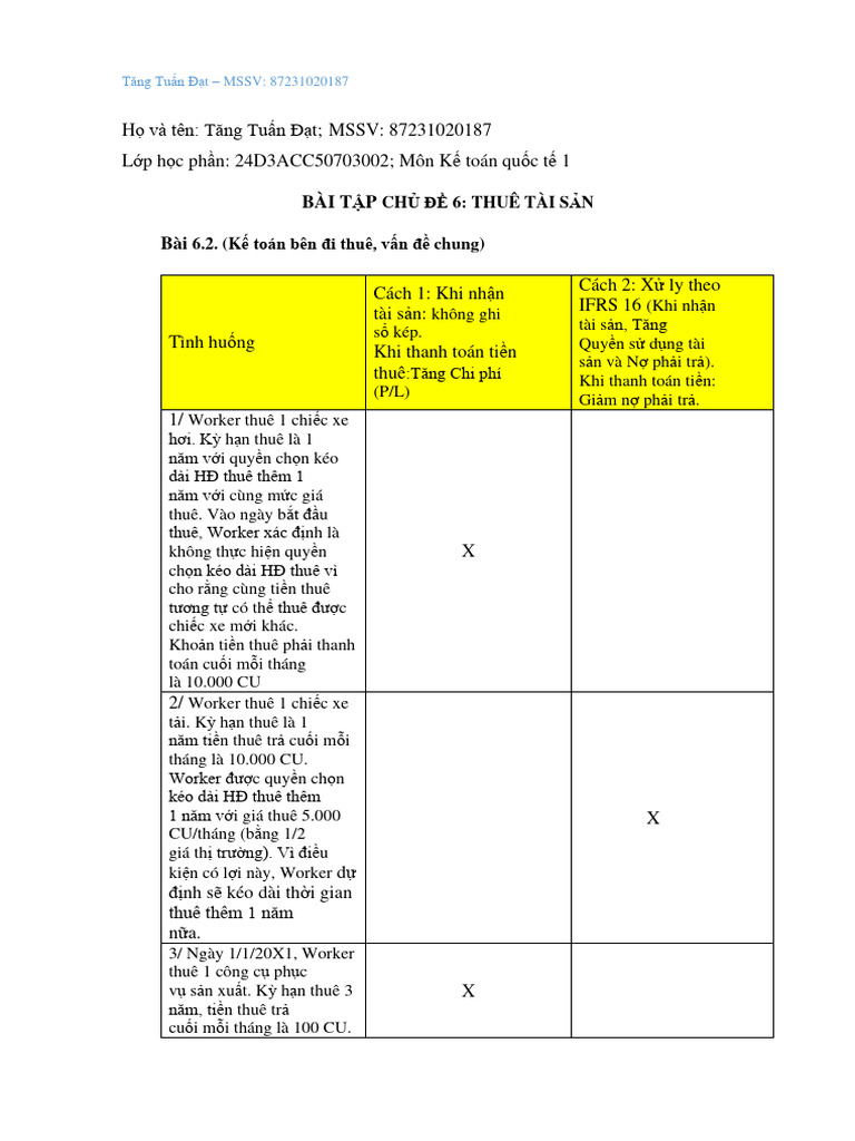 BT KTQT Topic 7 | PDF