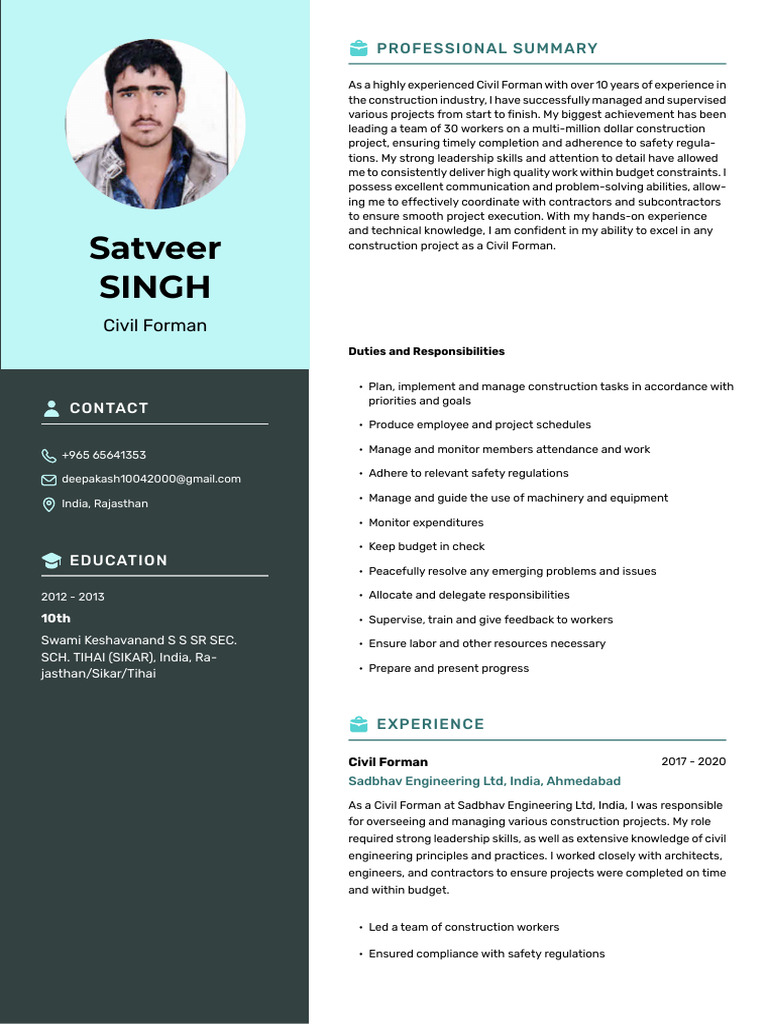 My resume (1) | PDF | Business