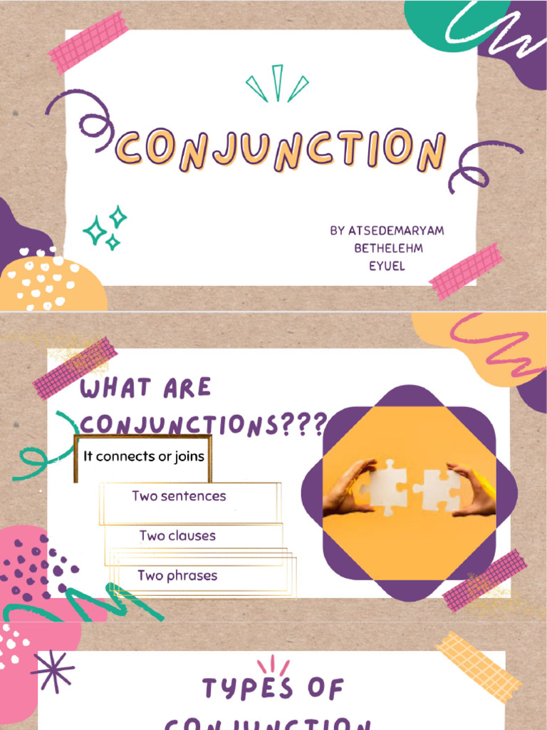 Conjunction Presentation | PDF