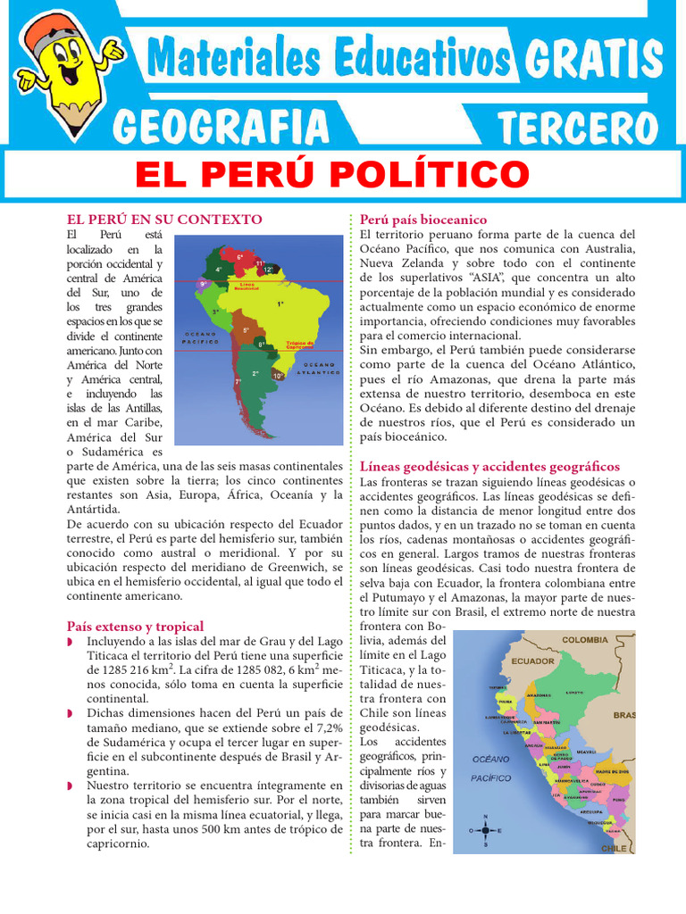 Ubicación y Geografía del Perú | PDF