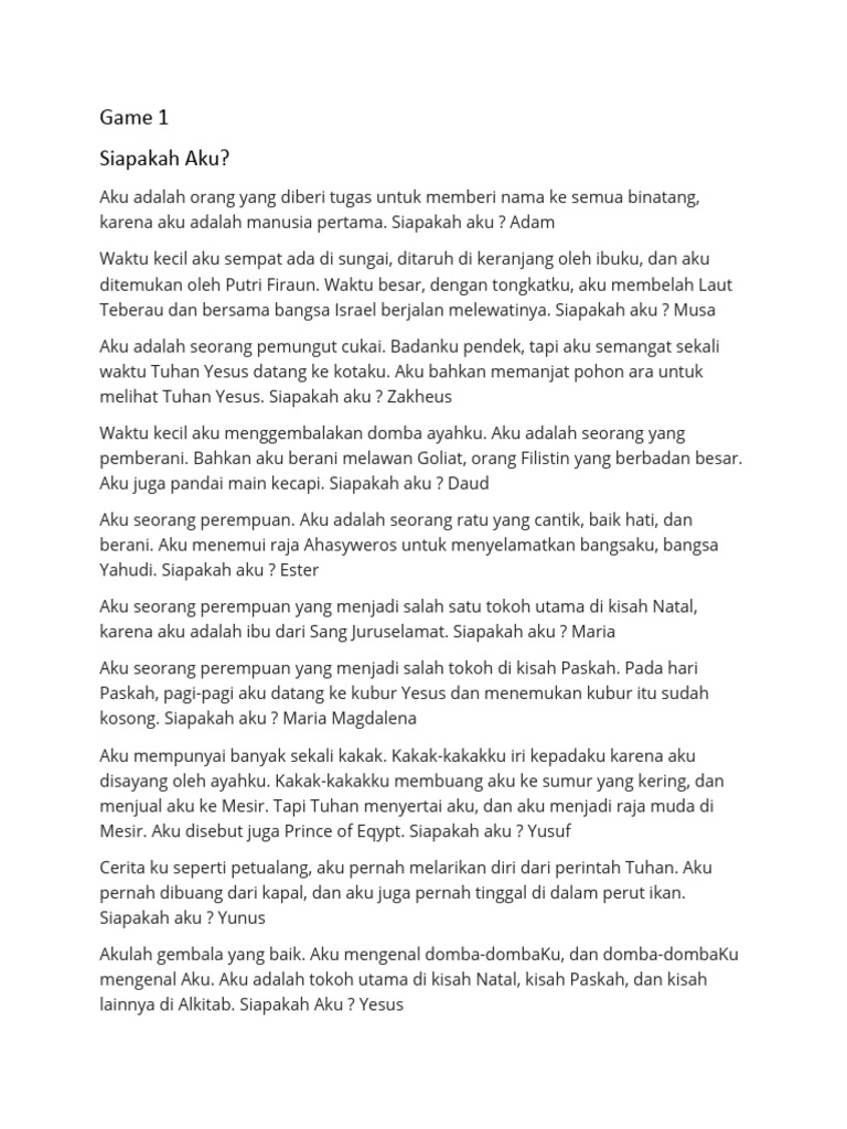 Games Ziarek | PDF | Agama & Spiritualitas