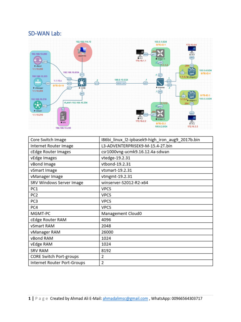 20 Sdwan Lab | PDF