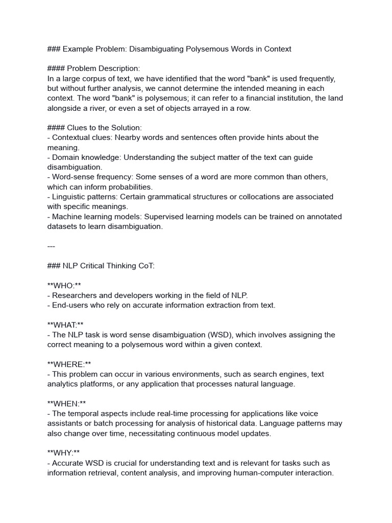 Example Problem | PDF | Cognitive Science | Human Communication