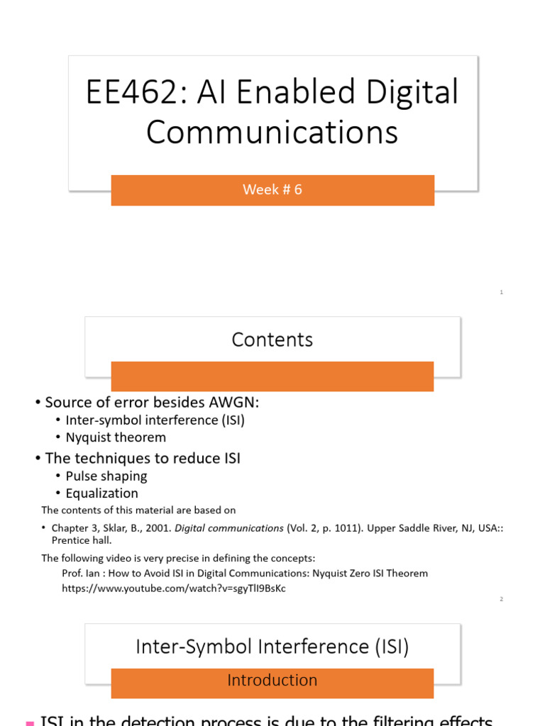 Week 6 | PDF | Bandwidth (Signal Processing) | Telecommunications Engineering