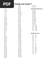 Grade 1 Spelling - Words | PDF