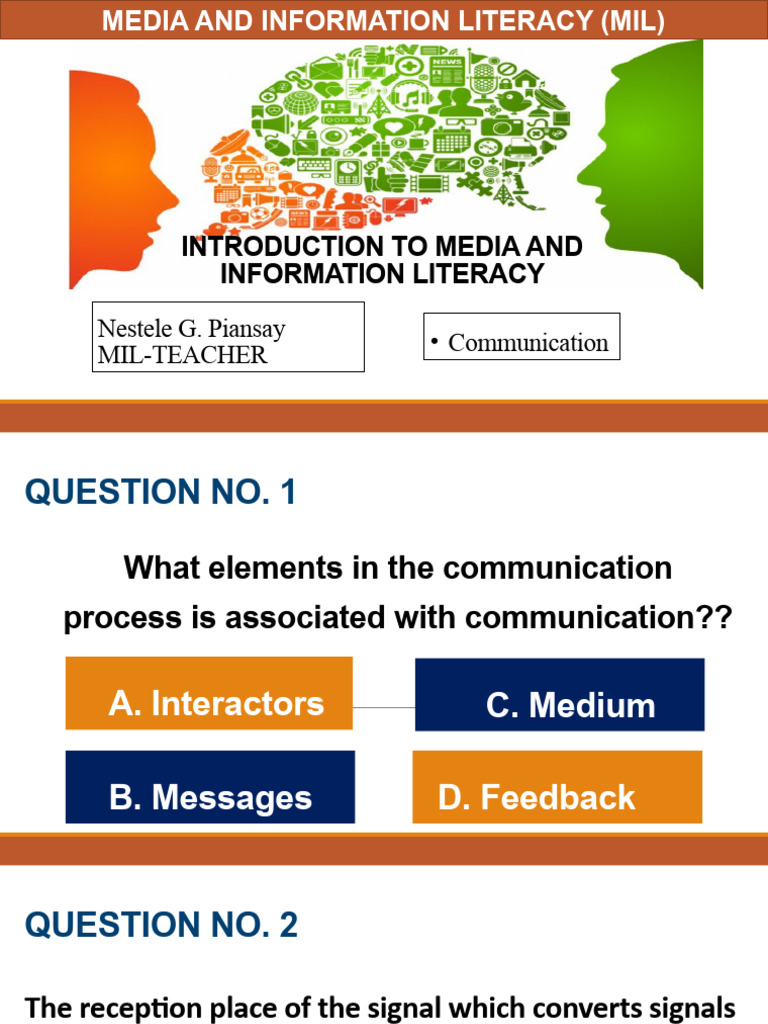 Mil Lesson 1-Communication Process | Download Free PDF | Communication ... Mil Lesson 1-Communication Process | Download Free PDF | Communication ...