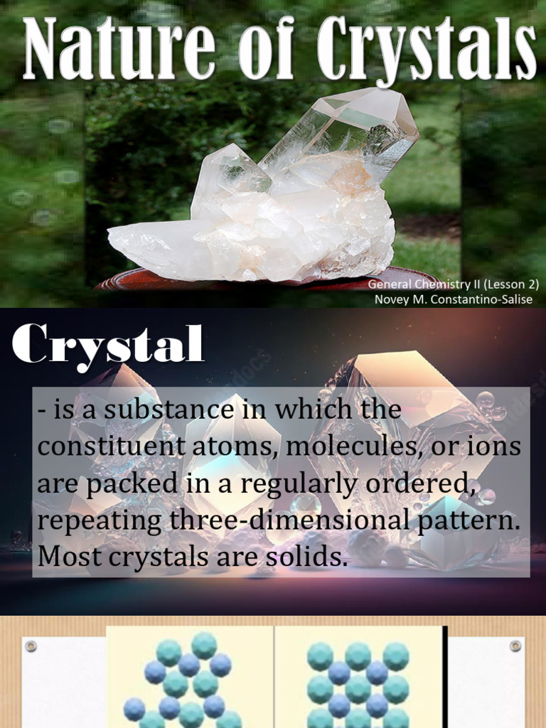 Nature of Crystal | PDF