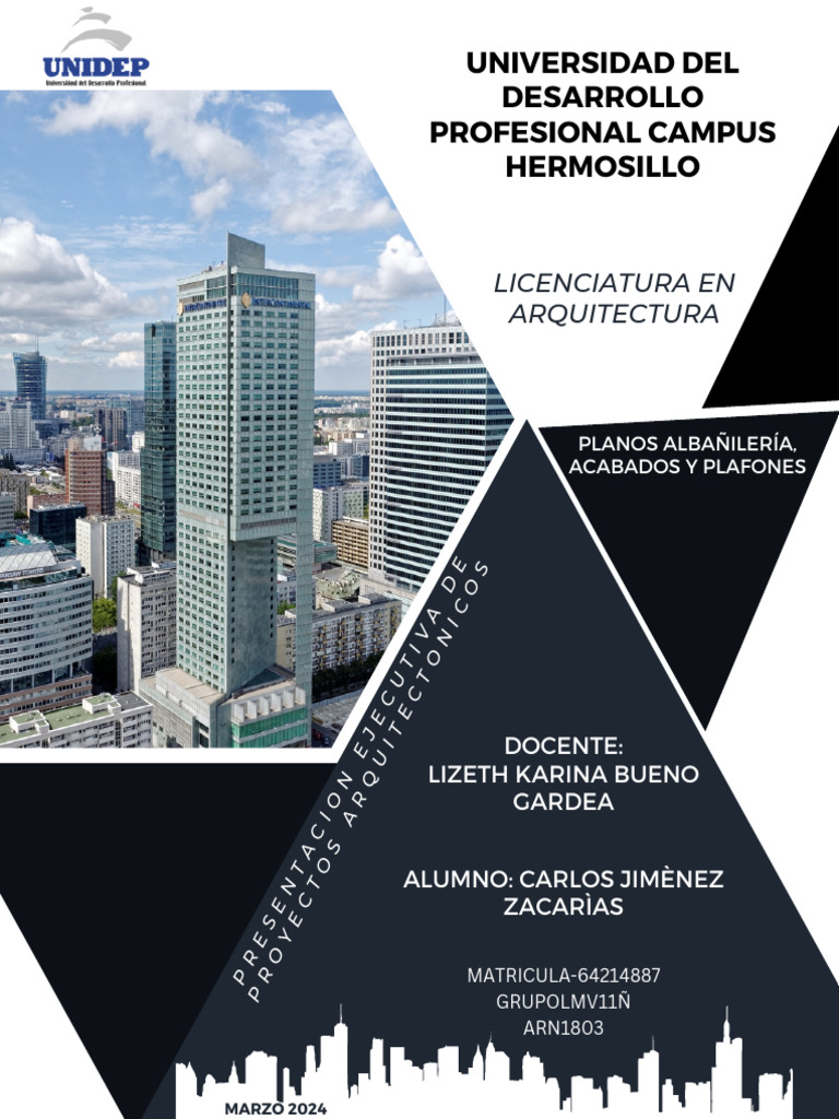 S2A1 CAJZ Planos Albañilería, Acabados y Plafones | PDF