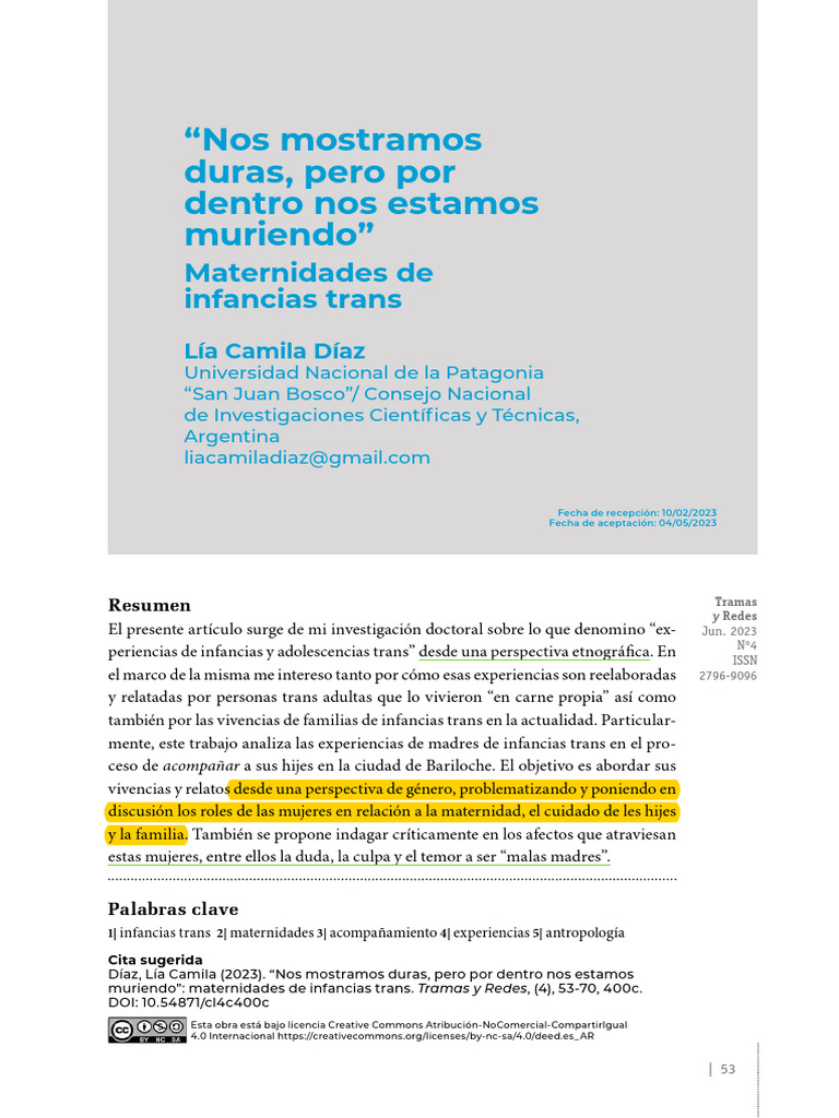 Camila, L. No Estamos Muriendo | PDF | Transgénero | Estudios LGBTQIA+