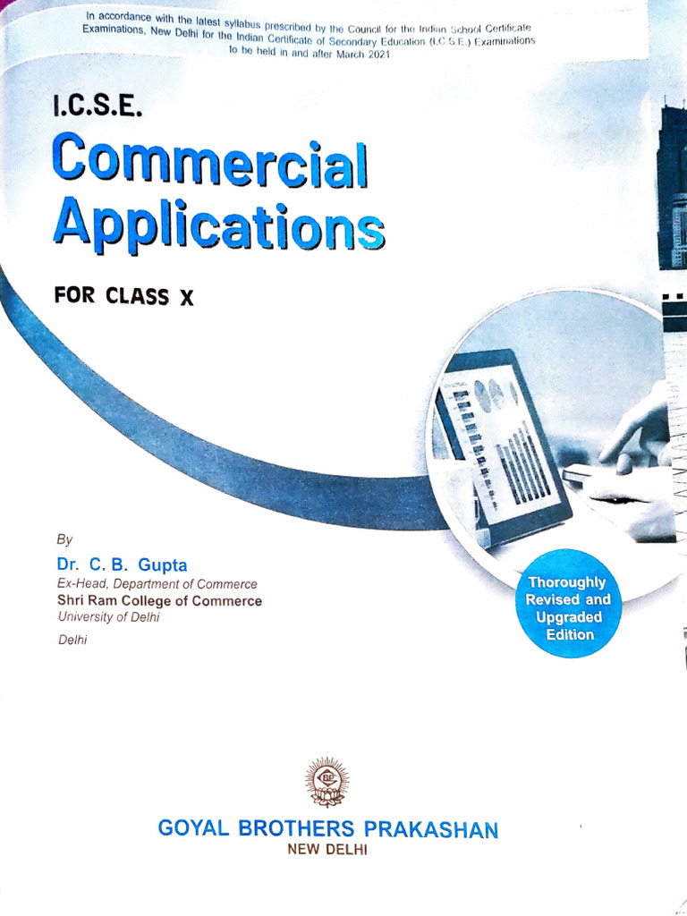 ICSE Class 10 Commercial Applications Guide | PDF | Banks | Market ...