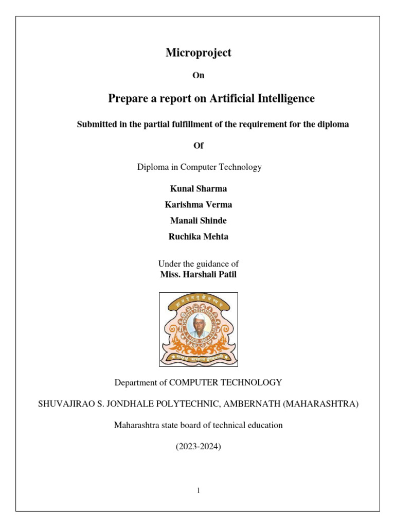 ETI Project | PDF | Artificial Intelligence | Intelligence (AI) & Semantics