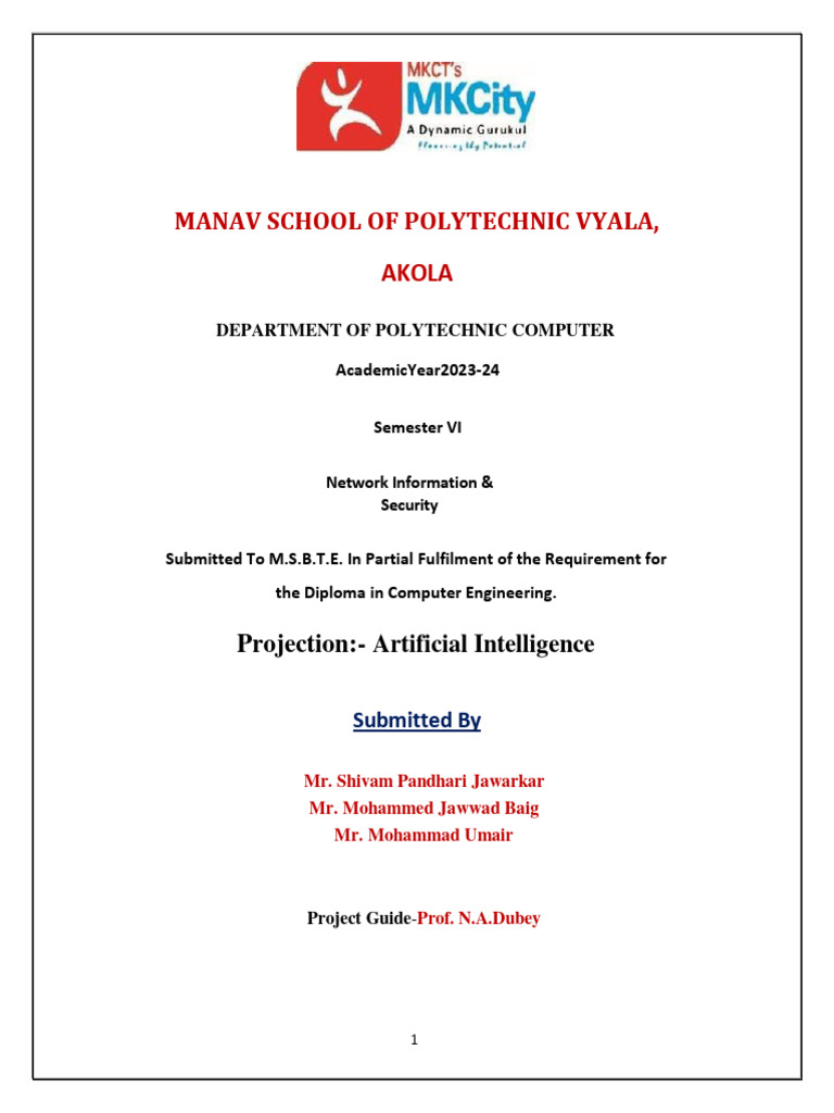 ETI Project (Group) | PDF | Artificial Intelligence | Intelligence (AI ...