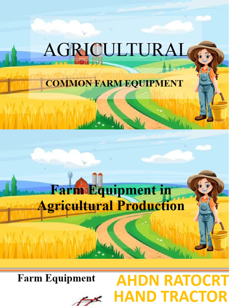 Lesson 2 Farm Equipment Equipment | PDF | Agricultural Machinery ...