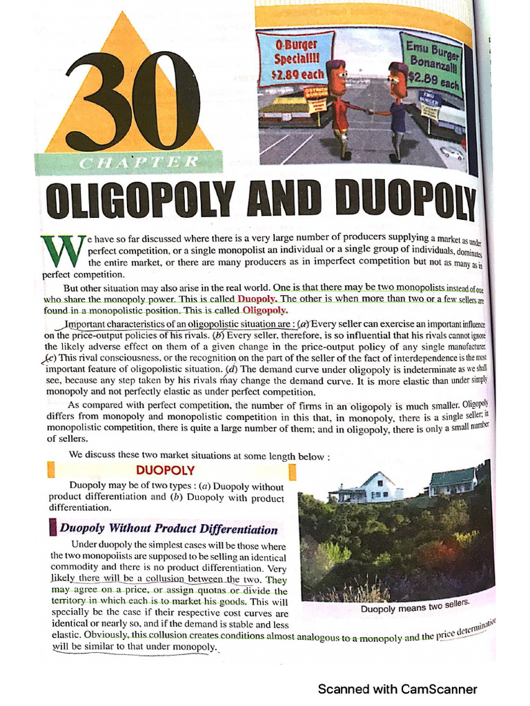 Unit 2b Oligopoly | PDF | Oligopoly | Monopoly