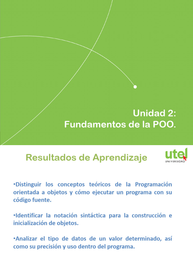 Introducción a POO en Java | PDF | Objeto (informática) | Programación ...