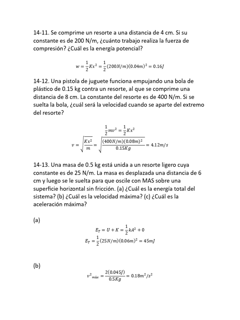 MAS Fisica | PDF | Oscilación | Cantidades fisicas