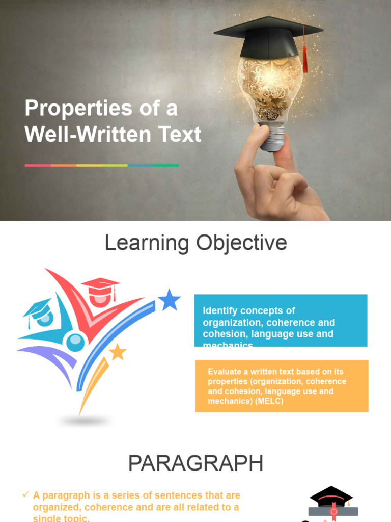 Properties of a Well Written Text | PDF