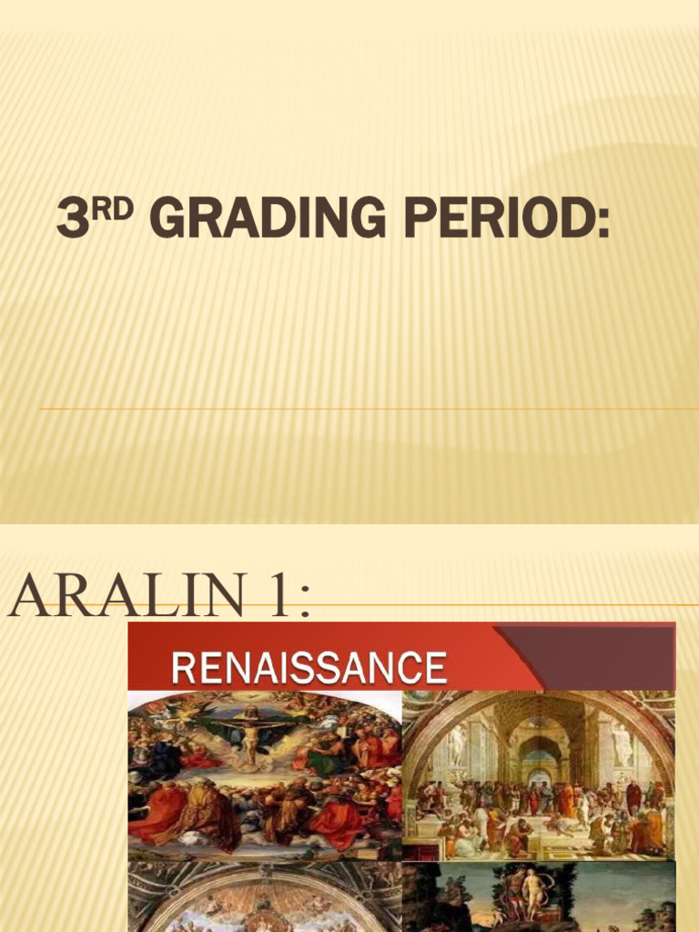 Aralin 1-2 3rd Grading Period Apan | PDF