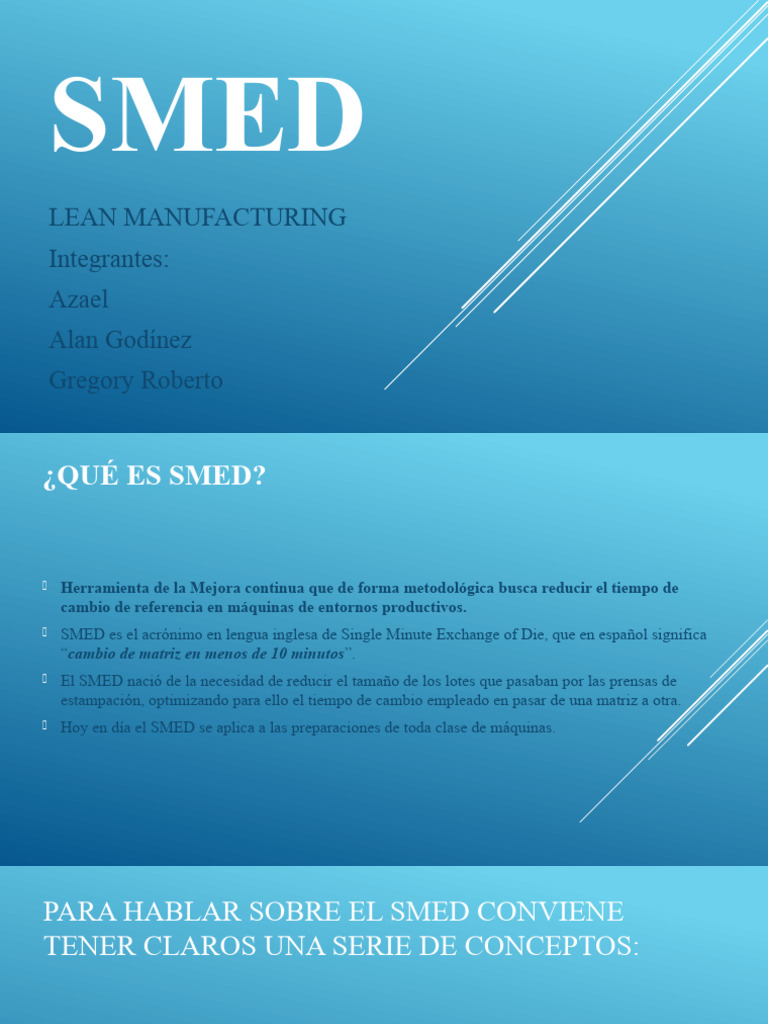 SMED | PDF | Business | Economias