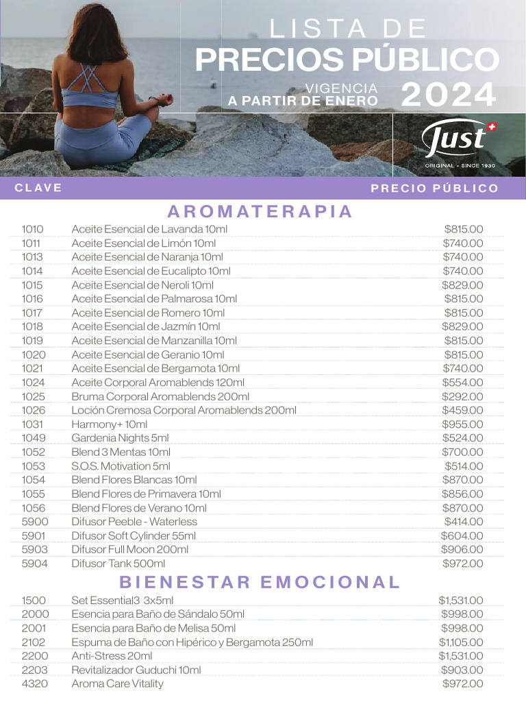 02 - Lista Precios Publico 2024 Enero | PDF | Salud y bienestar