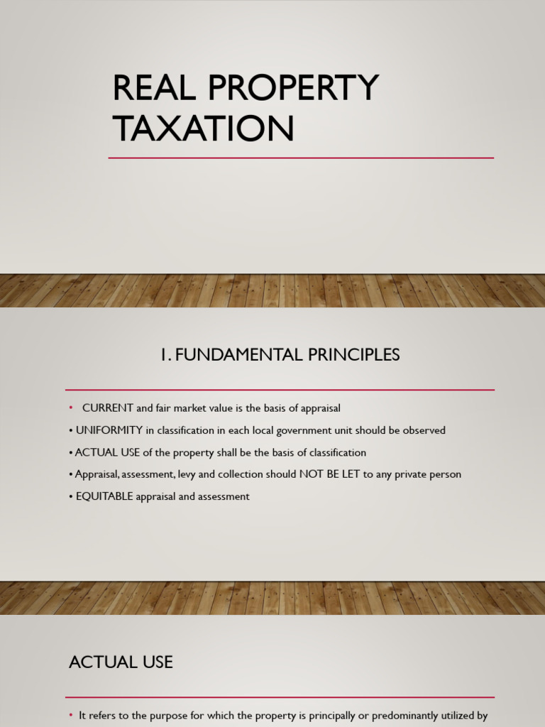Real Property Taxation PDF | PDF | Taxes | Property Tax