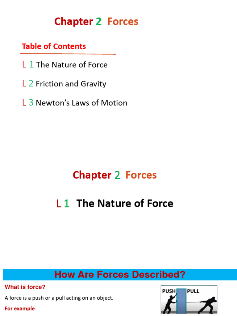 Ch2 Forces - 23 | PDF | Force | Weight