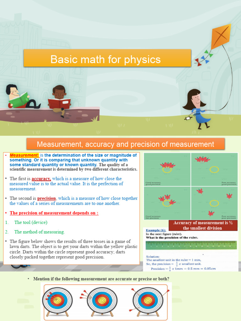 L2 Basic Math For Physics 2 | PDF | Accuracy And Precision | Measurement