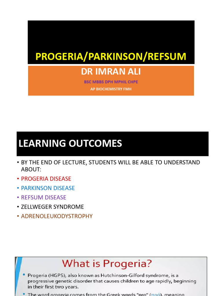 Progeria Park Ref Zel Adre | PDF