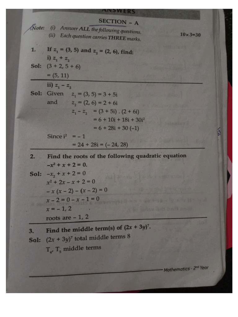 maths 2 et2 | PDF