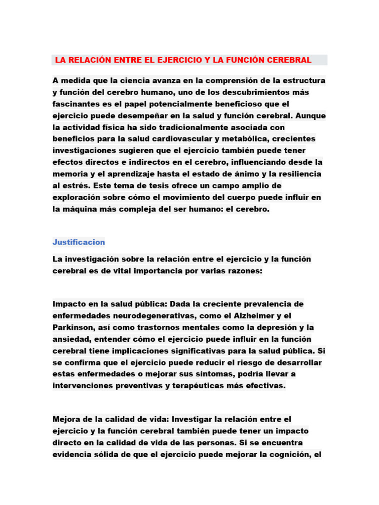 Tema Inv | PDF | Trastorno mental | Cerebro