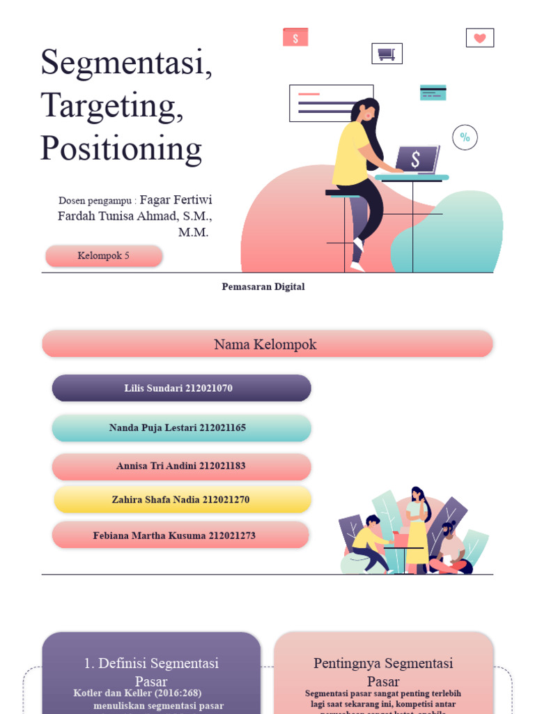 Kelompok 5 Segmentasi, Targeting, Positioning P. Digital t1 | PDF ...