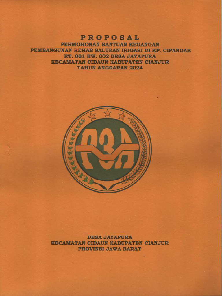 Proposal P3A Desa Jayapura Kec - Cidaun | PDF