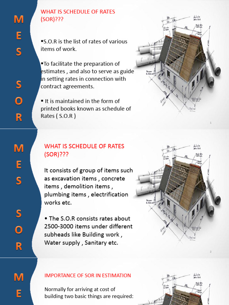 Miscellanous Schedule of Rates | PDF | Wall | Building Engineering