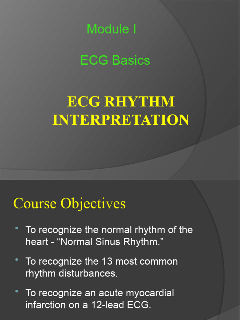 EKG Dasar | PDF | Electrocardiography | Cardiology