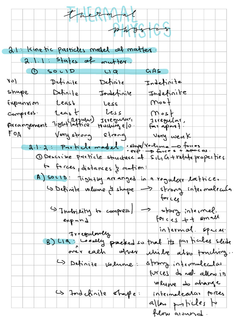 Chapter 2-Thermal Physics | PDF